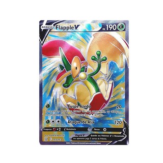 Carta Pokemon Flapple V Full Arte Estilos De Batalha Secreto Original ...