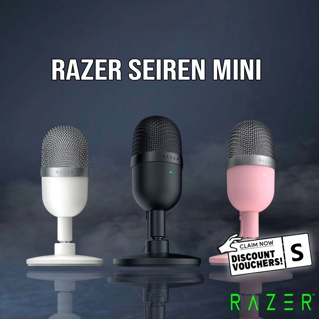 Razer Seiren Mini Microfone USB Condensador Ultra-compact Para Estúdio ...
