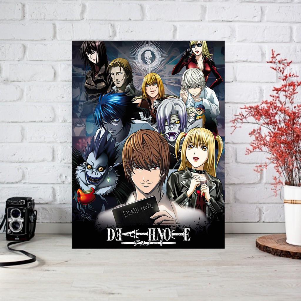 Quadro / Placa Death Note Anime Placa Decorativa Em Mdf Varios Modelos ...