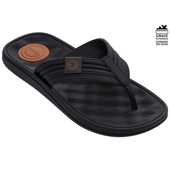 Chinelo Grendene Cartago Egeu Marrom/Preto (Original) | Shopee Brasil