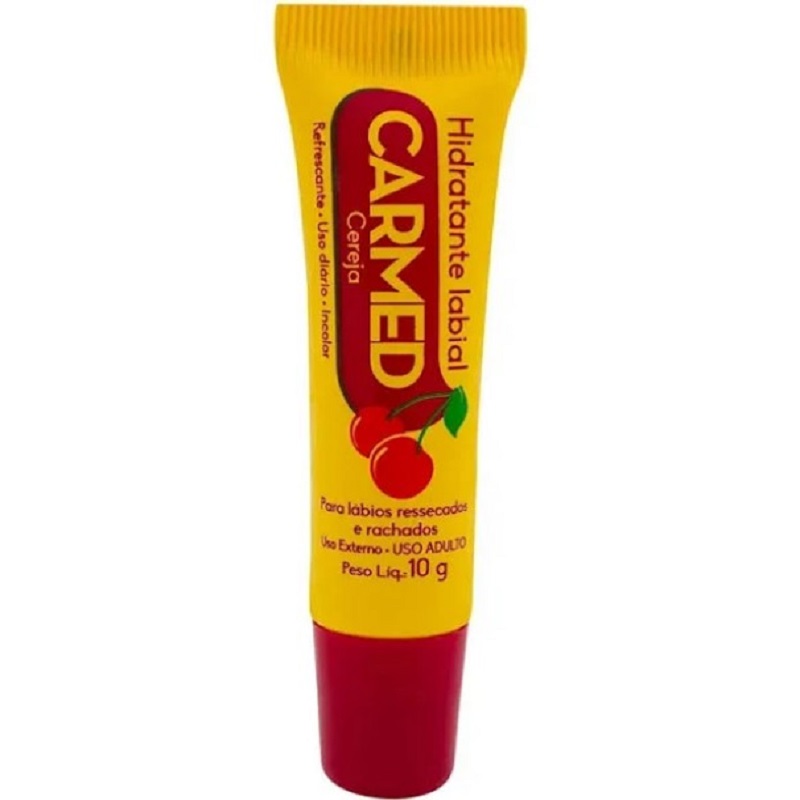 Hidratante Labial Carmed 10g Cereja Refrescante Cimed | Shopee Brasil
