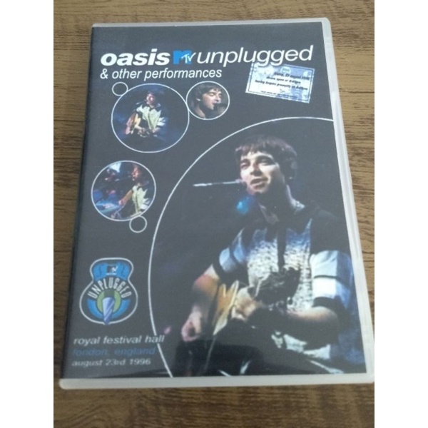 Dvd oasis unplugged MTV E extras, Noel Gallagher, Liam Gallagher ...