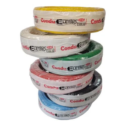 Fio Eletrico Flexivel 4,0mm Com 100mts Cabo Eletrico ConduEletro ...
