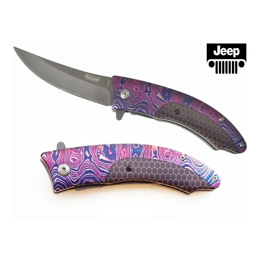 Canivete Tático Militar Semi Automatico Estilo Jeep Da144 | Shopee Brasil