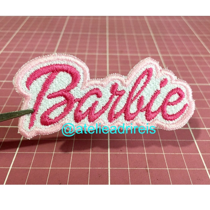 Patch Bordado Barbie Termocolante | Shopee Brasil