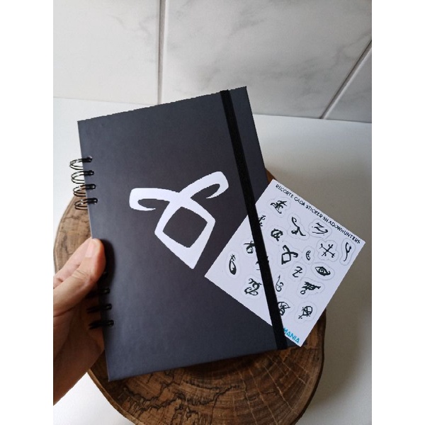 Caderno Shadowhunters Runa Poder Angelical Diário Sketchbook Bullet ...