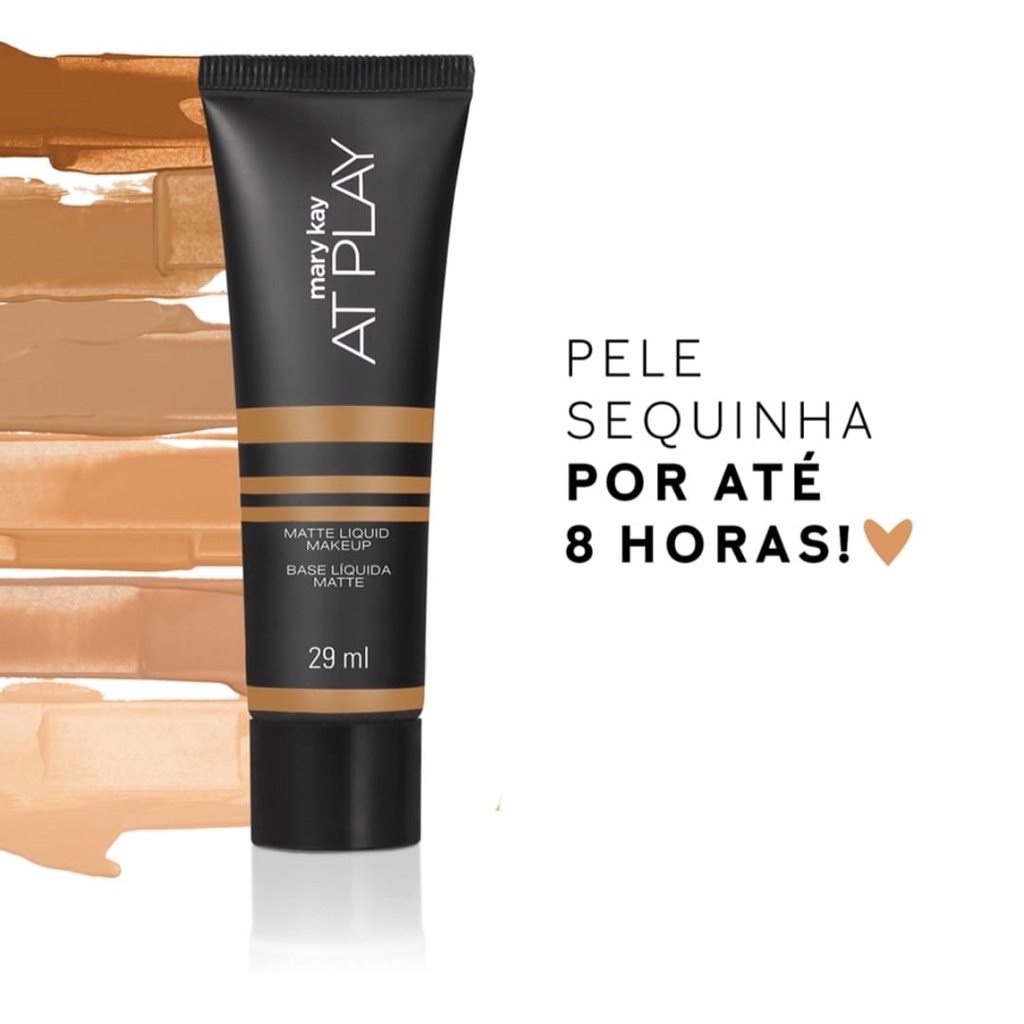 Base Líquida Matte At Play Mary Kay, Base Maquiagem, Base facial Mary ...