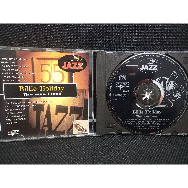 Cd Billie Holiday The Man I Love Jazz - (IMP Espanhol) | Shopee Brasil