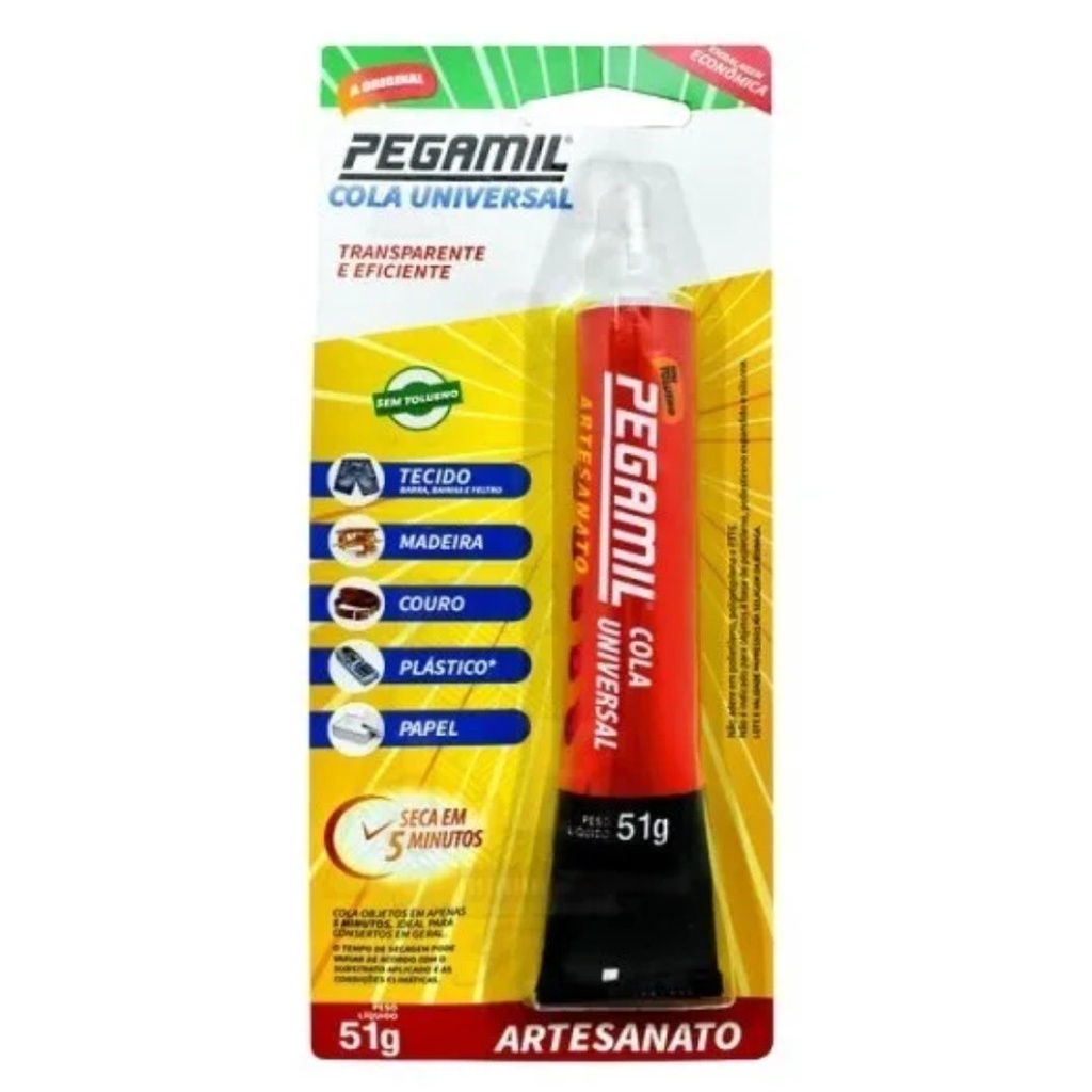 Cola Universal Pegamil 51g | Shopee Brasil