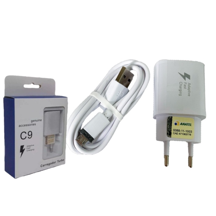 Carregador V8 Turbo Compatível J4 J5 J6 J7 J8 A01 A02 A03 Core A10 | Shopee Brasil