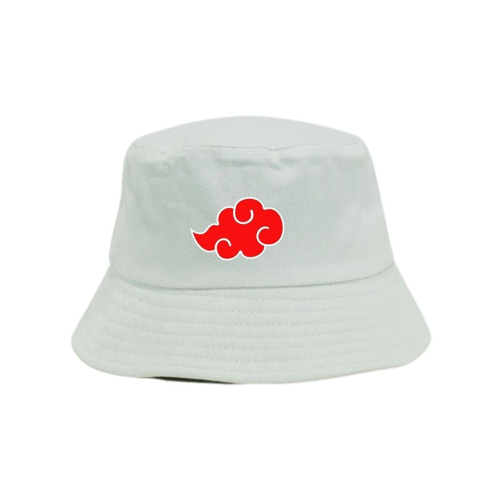 Chapéu Naruto Bucket Hat Akatsuki Chapéu Pescador Branco Swag Style ...