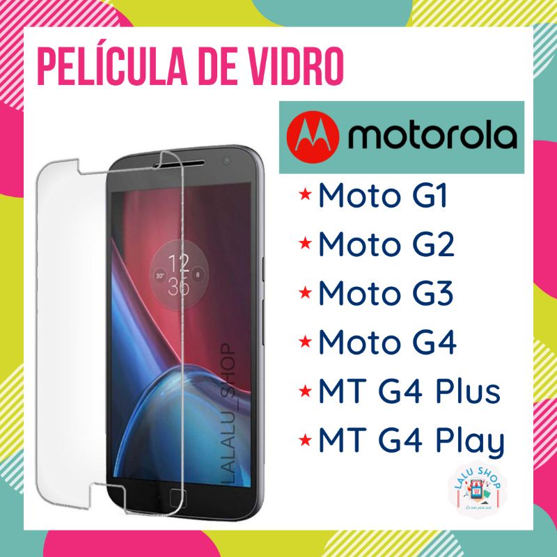 Película de vidro Motorola Moto G1 / G2 / G3 / G4 / G4 Play / G4 Plus | Protetor de tela ...