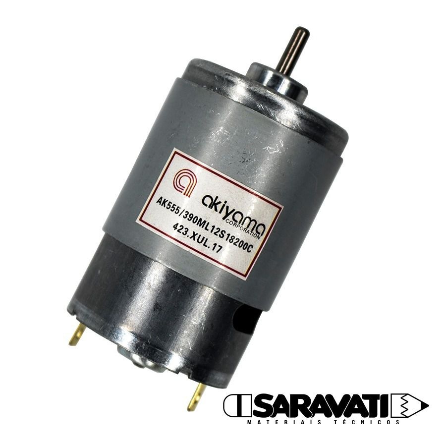 Micro Motor DC 12V / 18200 RPM AK555 / 390ML12S18200C - Corre Que Ta ...