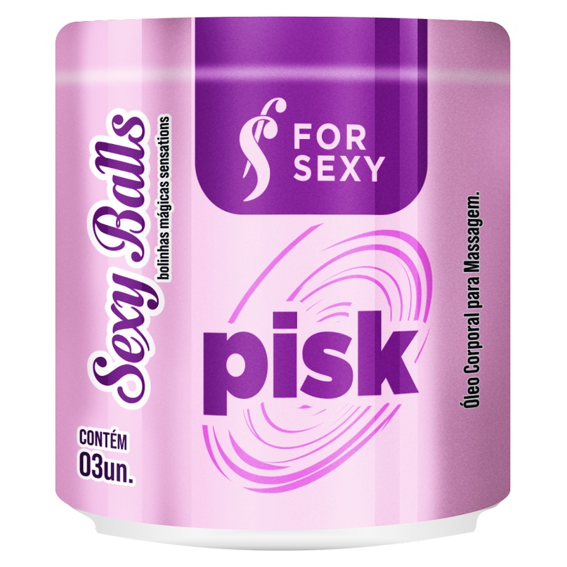 Sexy Ball Funcional Pisk Bolinhas Explosivas Esquenta Esfria Vibra ...