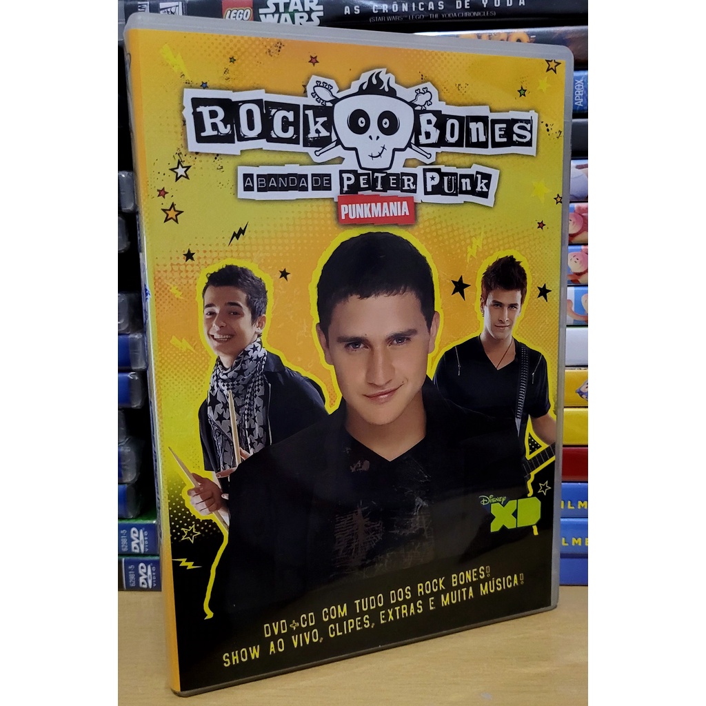 DVD + CD Rock Bones A Banda de Peter Punk Punkmania (Original Seminovo) | Shopee Brasil