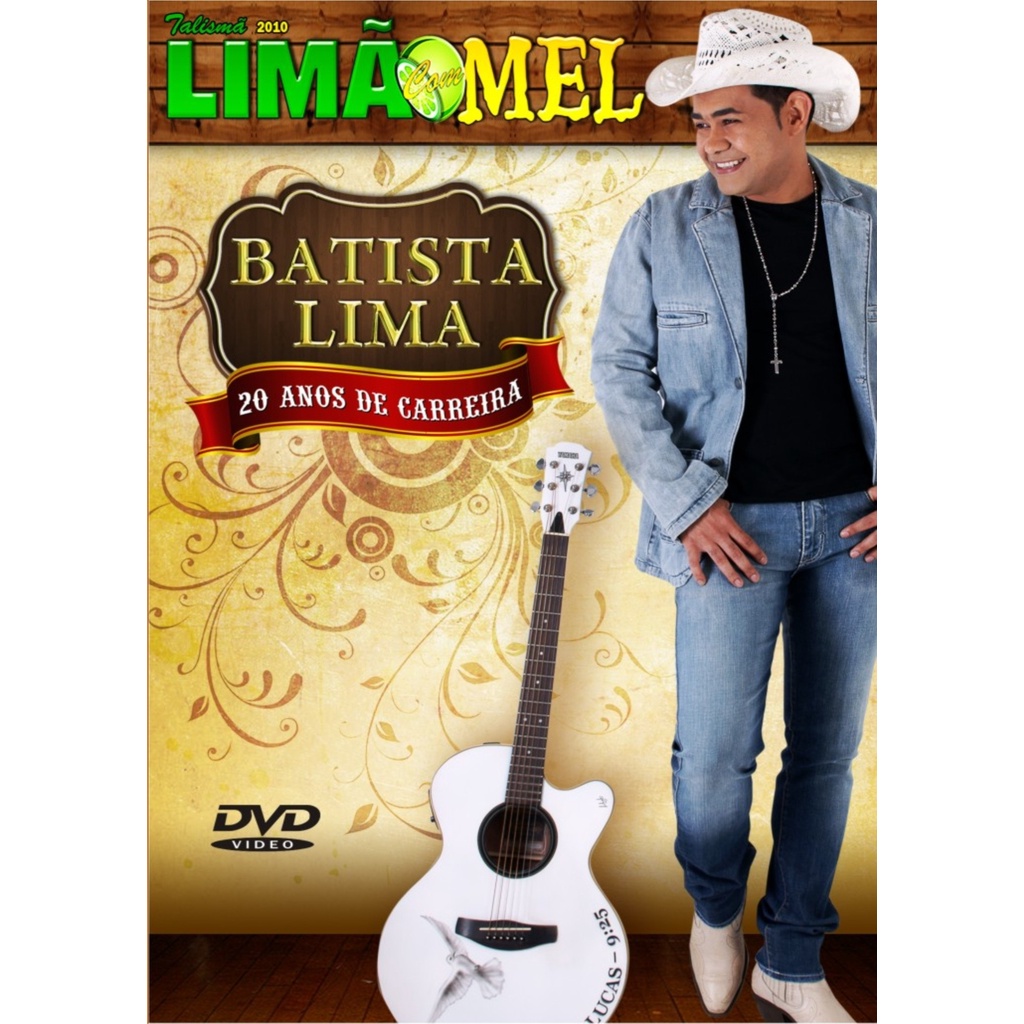 DVD BATISTA LIMA 20 ANOS ORIGINAL E LACRADO | Shopee Brasil