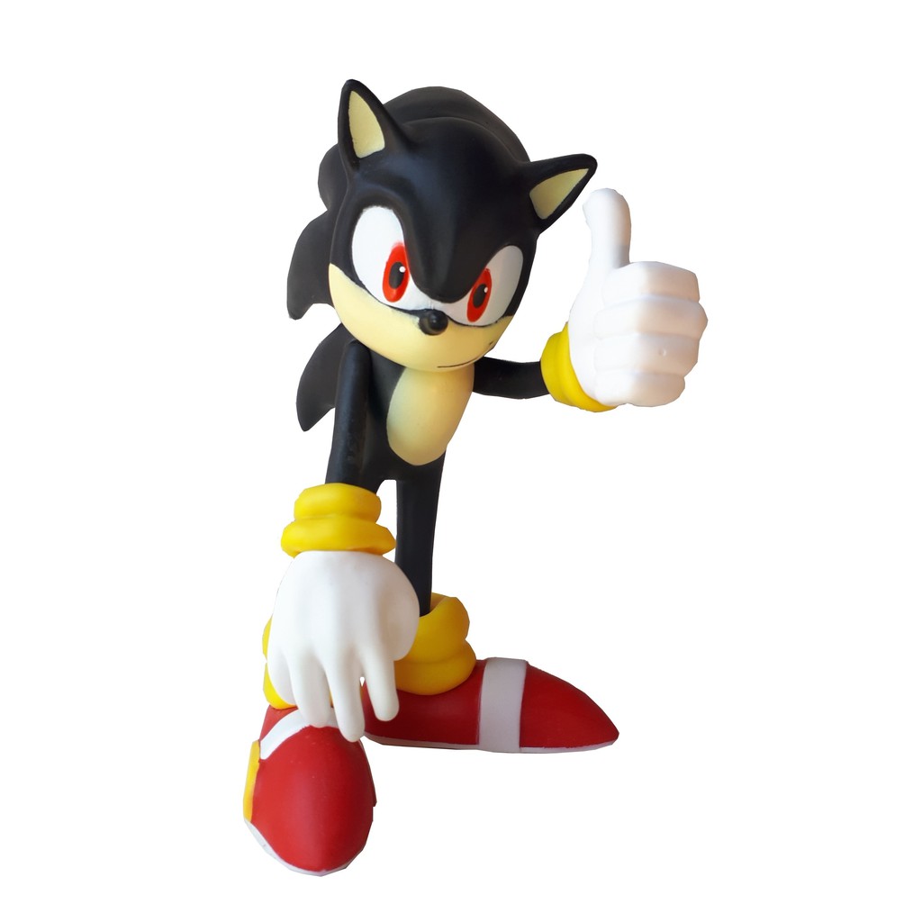 Boneco Sonic Shadow Preto 26cm Articulado Sega Coleção na Caixa ...