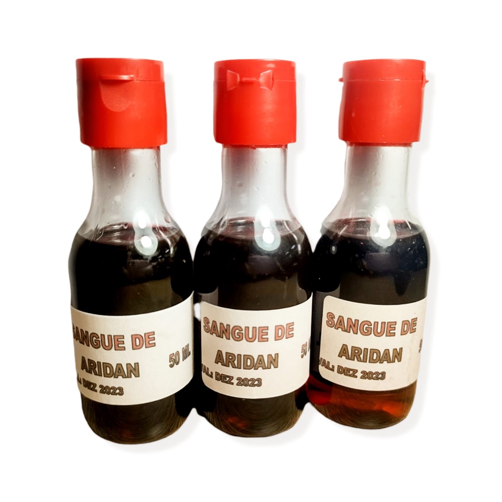 Sangue De Aridan Para Assentamento E Rituais Candomblé Kit 3 Unidades ...