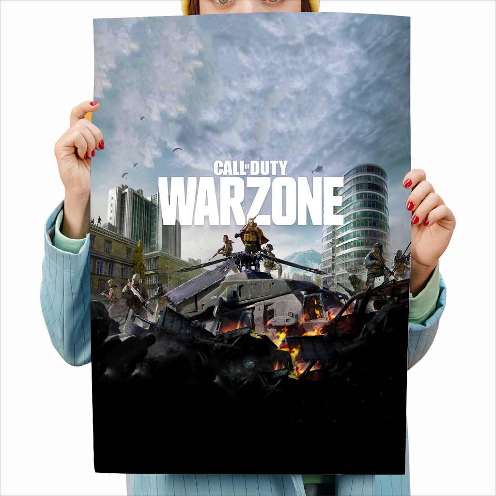 Call of Duty Warzone Poster Adesivo A3 (29,7x42cm) - COD Modern Warfare ...