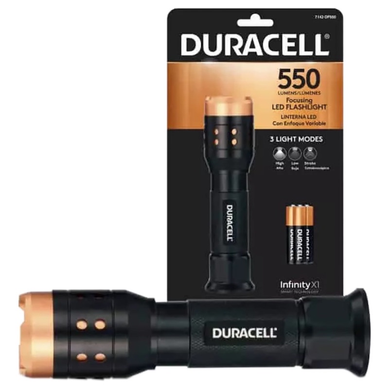 Lanterna LED Duracell Focusing 7142-DF550 com Foco Variável 550 Lumens ...