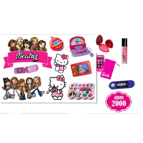 Topo De Bolo Anos 2000 Feminino | Shopee Brasil