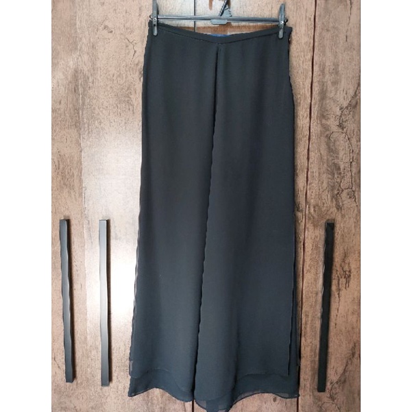 calca pantalona preta usada bazar desapego brecho | Shopee Brasil