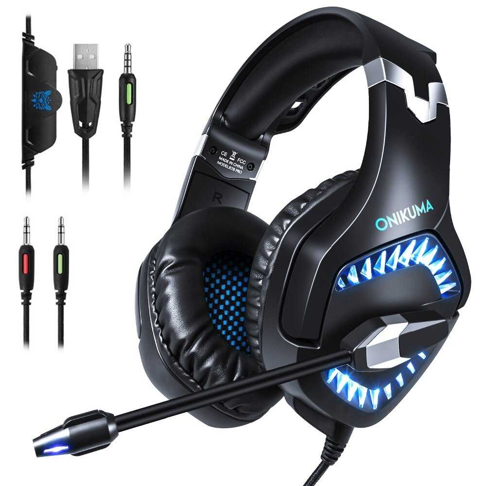 Fone De Ouvido / Headset / Fone De Ouvido Onikuma Hunterspider / Super Bass / Led Com Microfone ...