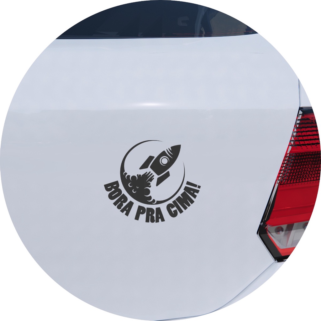 Adesivo de Carro Bora Pra Cima! Frase Motivacional | Shopee Brasil