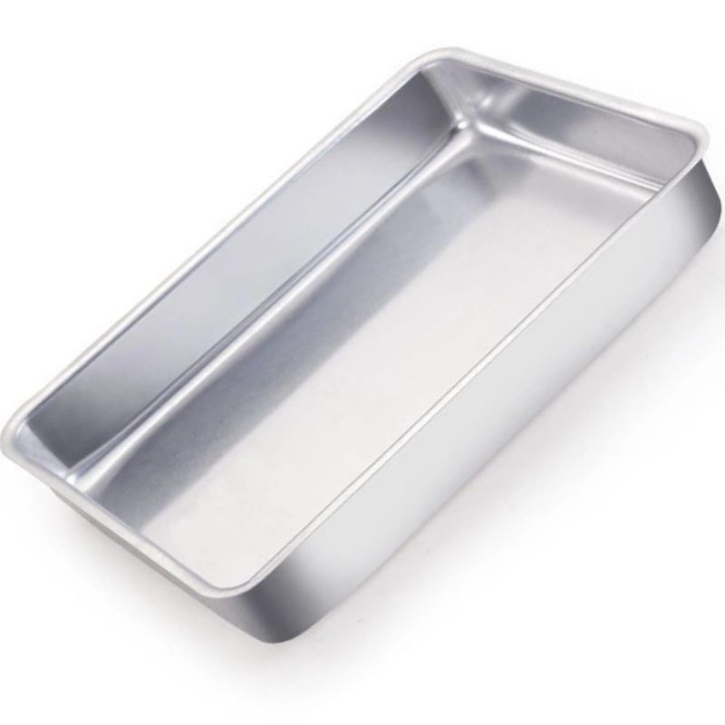 Assadeira forma bolo retangular aluminio N°1 medidas 29 × 20 pequena ...