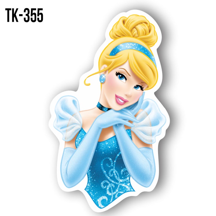 Adesivo Disney - Cinderela Sticker 10x10cm | Shopee Brasil
