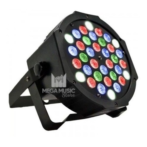 Canhao De Led Refletor Par 64 Rgbw 36 Leds Dmx Strobo Slim | Shopee Brasil