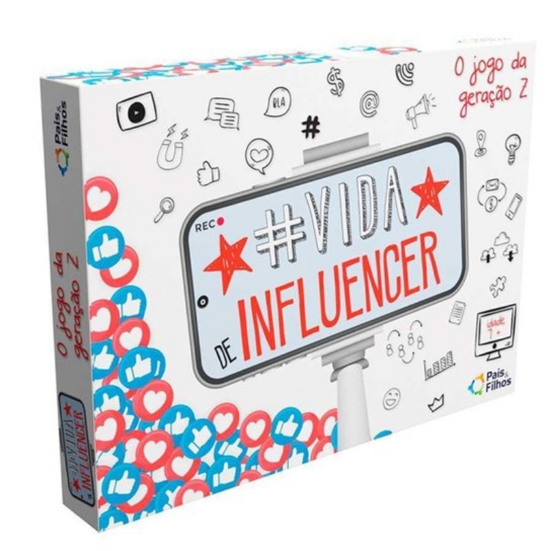 Jogo Vida De Influencer - Pais E Filhos 10867 | Shopee Brasil