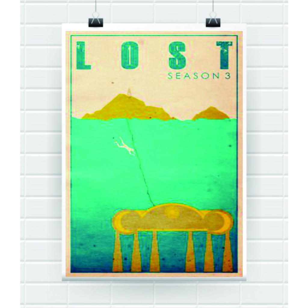Lost Poster Serie A4 (21cm x 30cm) | Shopee Brasil