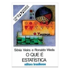 O Que e Estatistica autor Sonia Vieira; Ronaldo Wada | Shopee Brasil