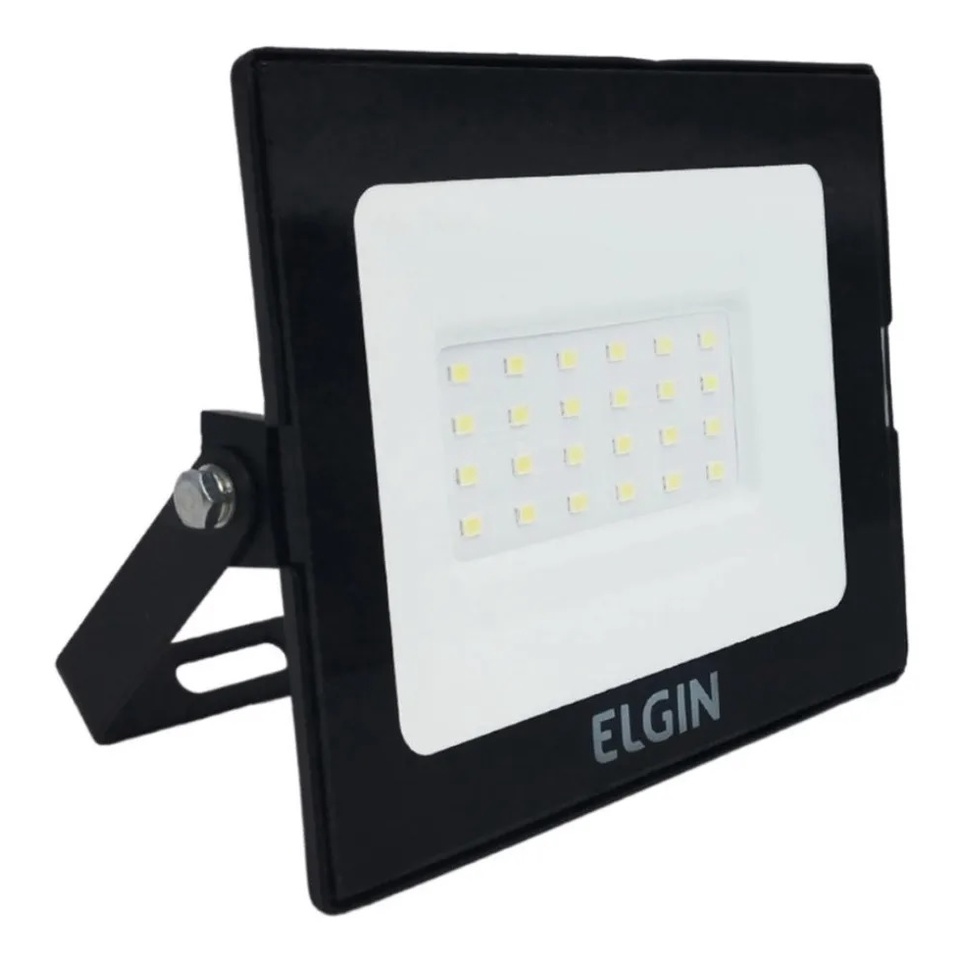 Refletor Projetor LED 30W 6500K Bivolt Elgin | Shopee Brasil