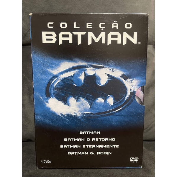BOX COLEÇÃO BATMAN (4 DVDs) | Shopee Brasil