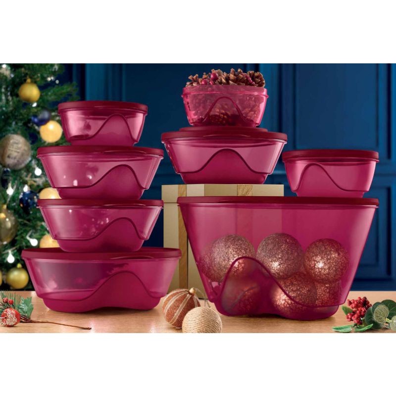 Tupperware Bea kit tigelas Designer. | Shopee Brasil