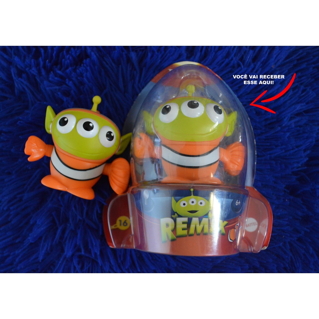 Disney Pixar Alien Remix Toy Story Procurando Nemo Mattel | Shopee Brasil