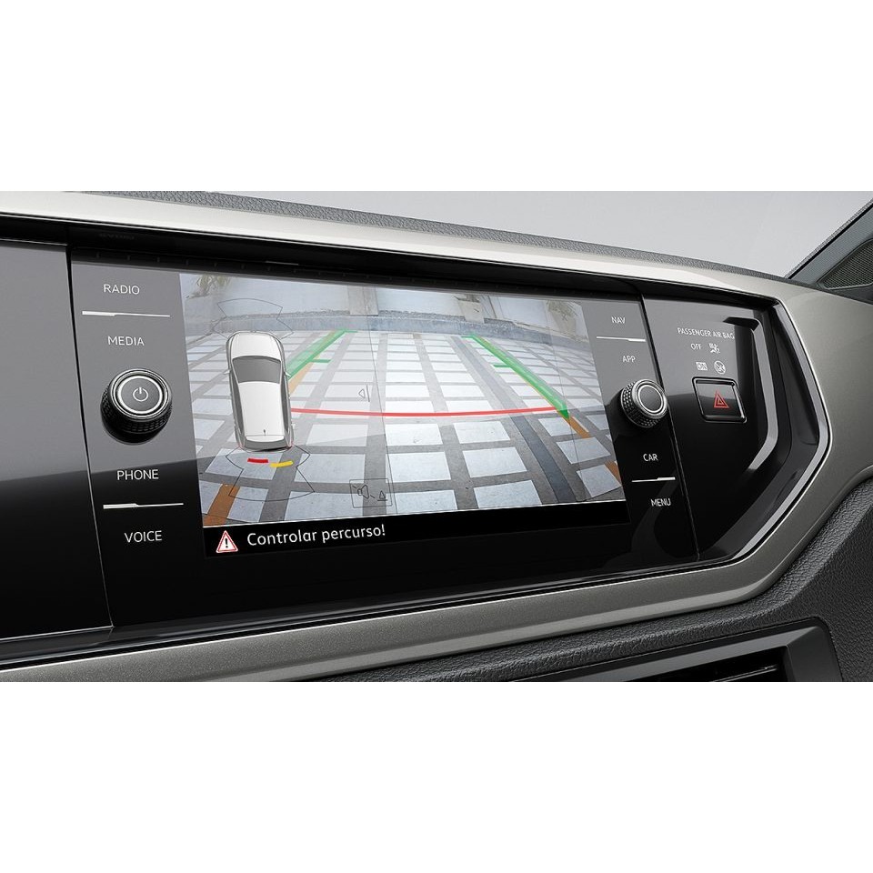 Câmera De Ré Fechadura Novo Vw Virtus | Shopee Brasil