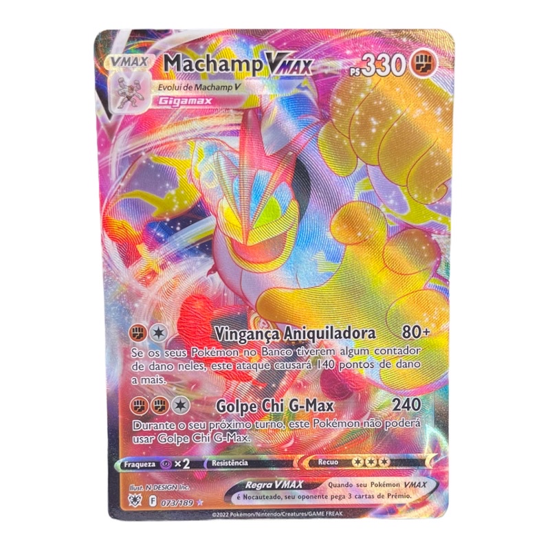 Carta Pokemon Machamp VMax (73/189) | Shopee Brasil