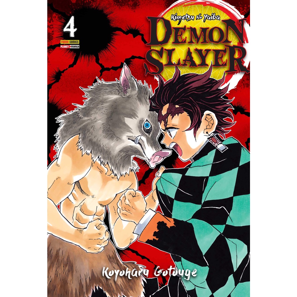 MANGA KIMETSU NO YAIBA VOLUME 4 NOVO LACRADO (KIMETSU NO YAIBA) PORTUGUES | Shopee Brasil