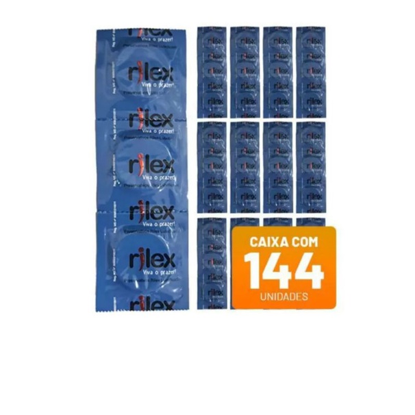 Caixa De Preservativo Camisinha Rilex Com 144 Unidades Lubrificado Sex Shop Shopee Brasil