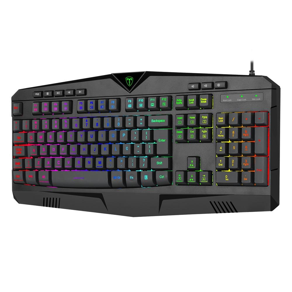 Teclado Gamer Membrana T-Dagger Submarine Rgb Abnt2 | Shopee Brasil