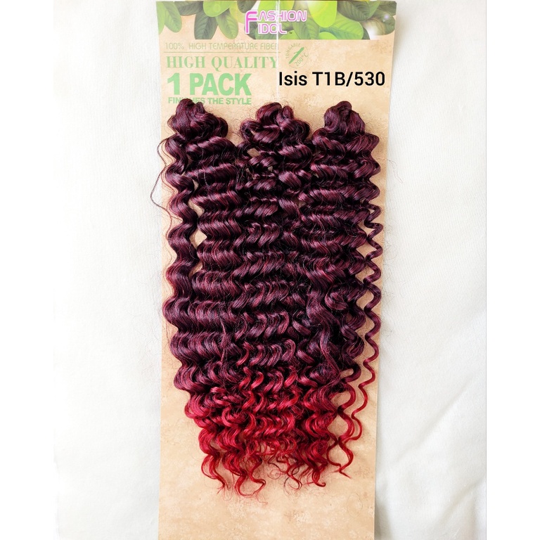 Cabelo Orgânico Crochet Braids Isis Fashion Idol True Me 260g | Shopee ...