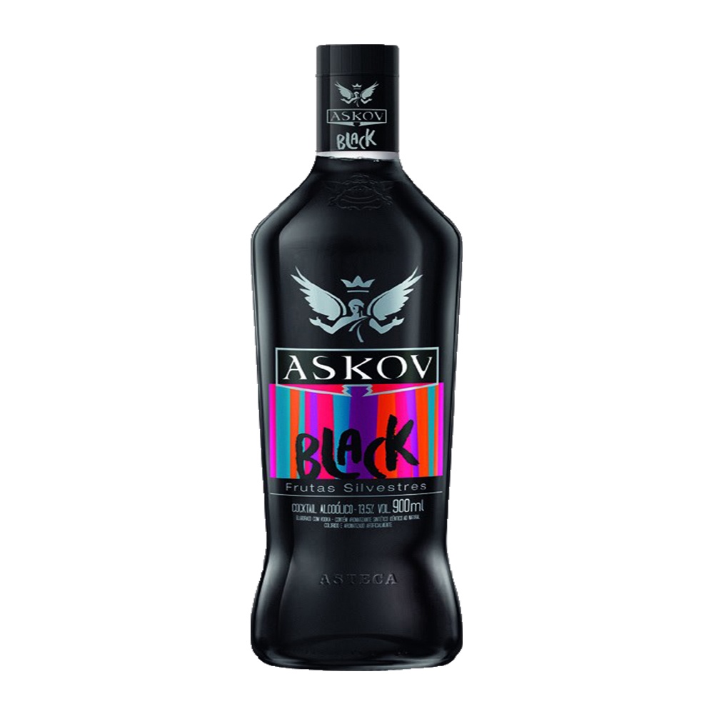 Vodka Coquetel Alcoólico Black Frutas Silvestres para Saquerinha Askov ...