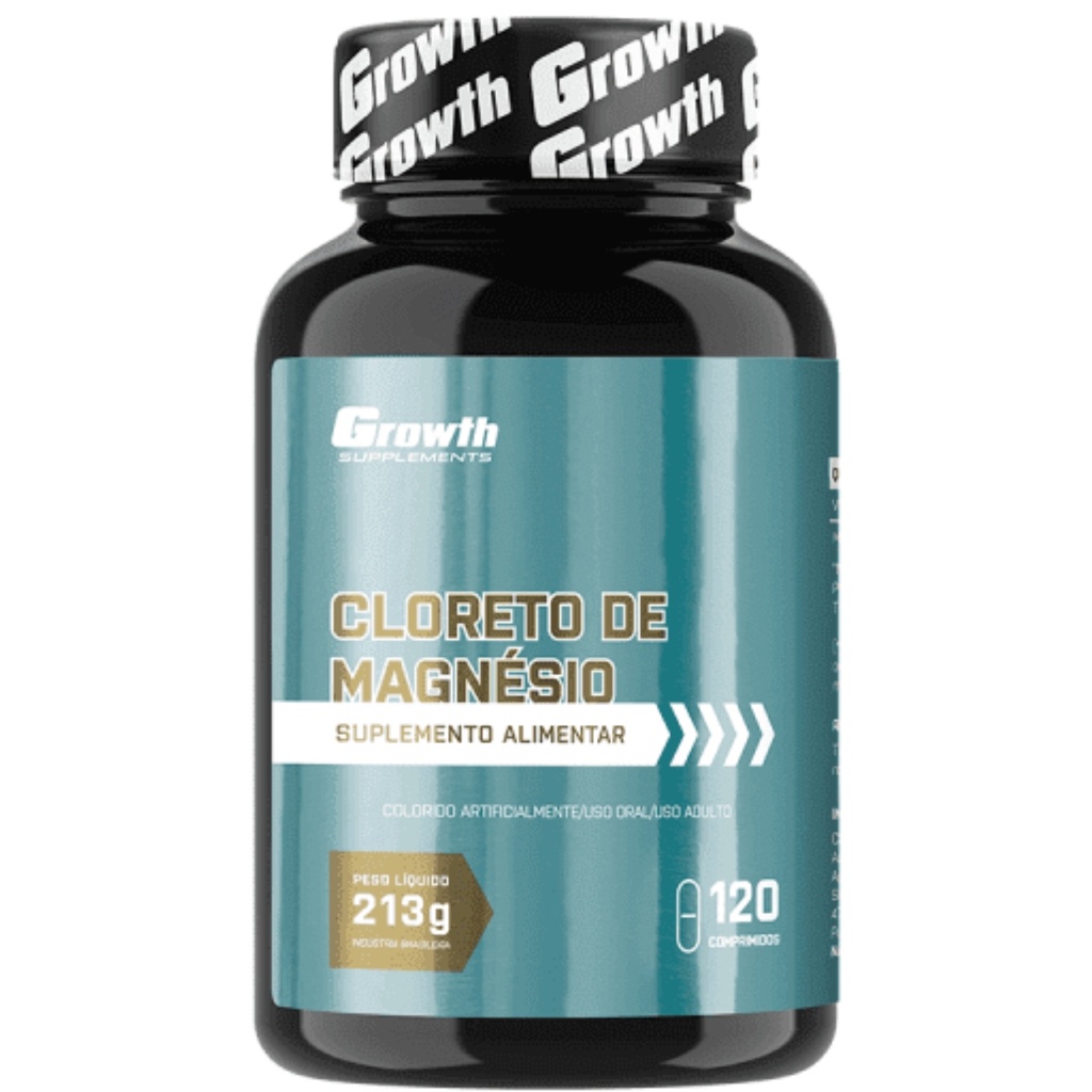 Cloreto De Magnésio 120 Caps - Growth Supplements | Shopee Brasil