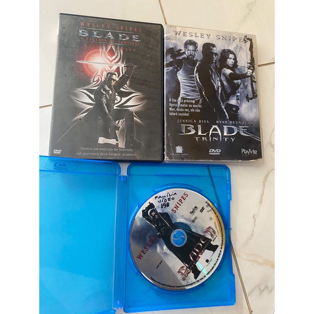 Dvds Blade 1,2,3. | Shopee Brasil