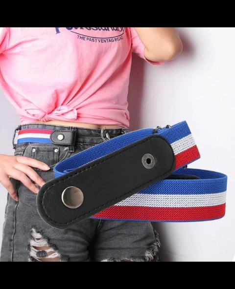 Cinto Elástico Invisível unissex Masculino E Feminino Elástico Sem ...