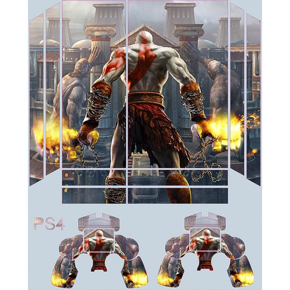 Skin Adesiva PS4 Fat - God Of War (Clássico Kratos) | Shopee Brasil