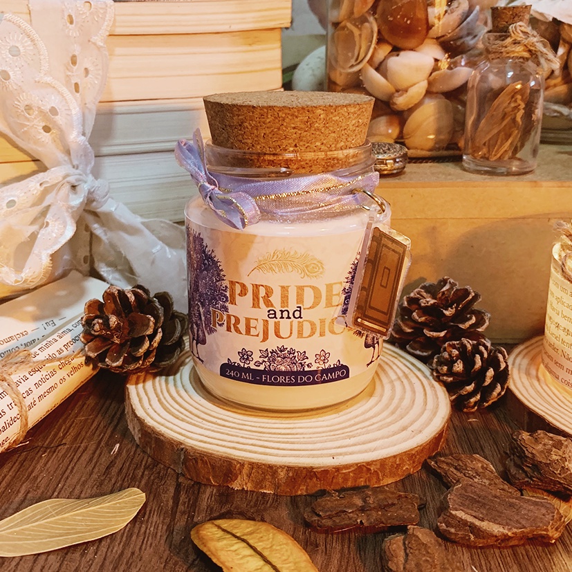 Vela Literária Orgulho e Preconceito | Shopee Brasil